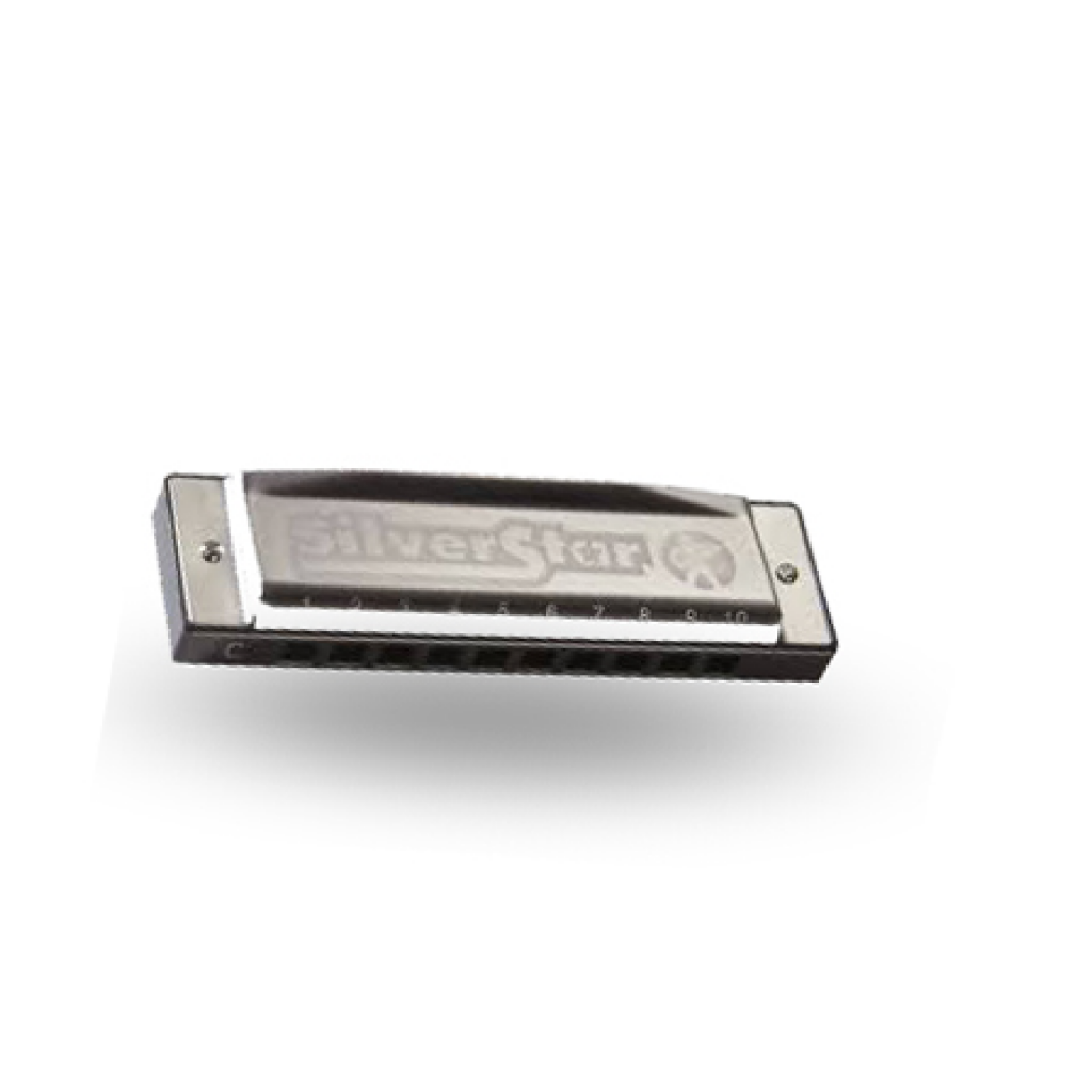 Buy Hohner Silver Star, 10 Hole, 20 Notes Diatonic Harmonica Online ...