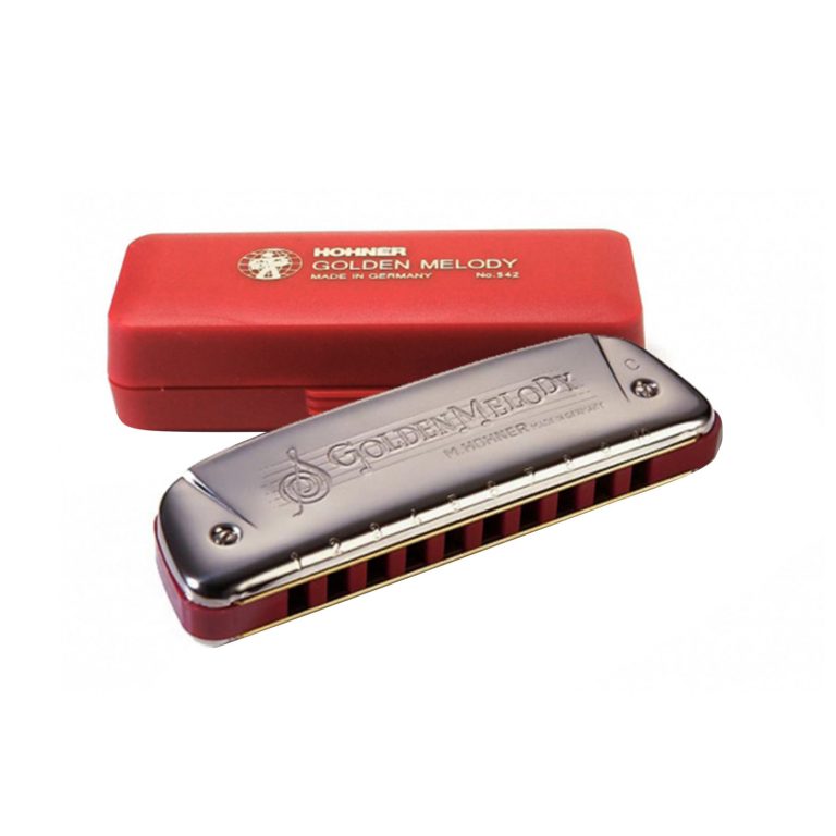 Buy Hohner Golden Melody, 10 Hole, 20 Notes Diatonic Harmonica Online ...